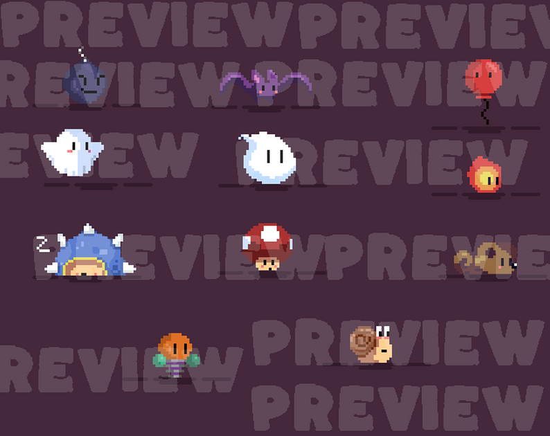 Enemies Series - Cute Enemies by Dead Pixels