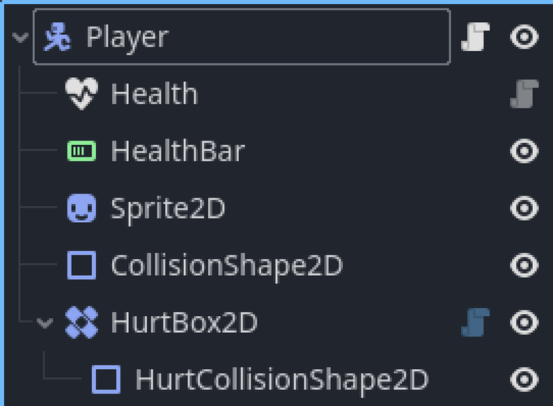 Health, HitBoxes, HurtBoxes, and HitScans by cluttered-code