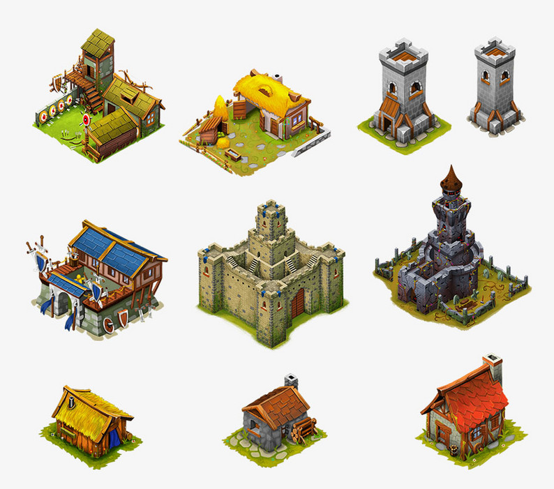 Isometric Game Kit 1 by Mobile Game Graphics