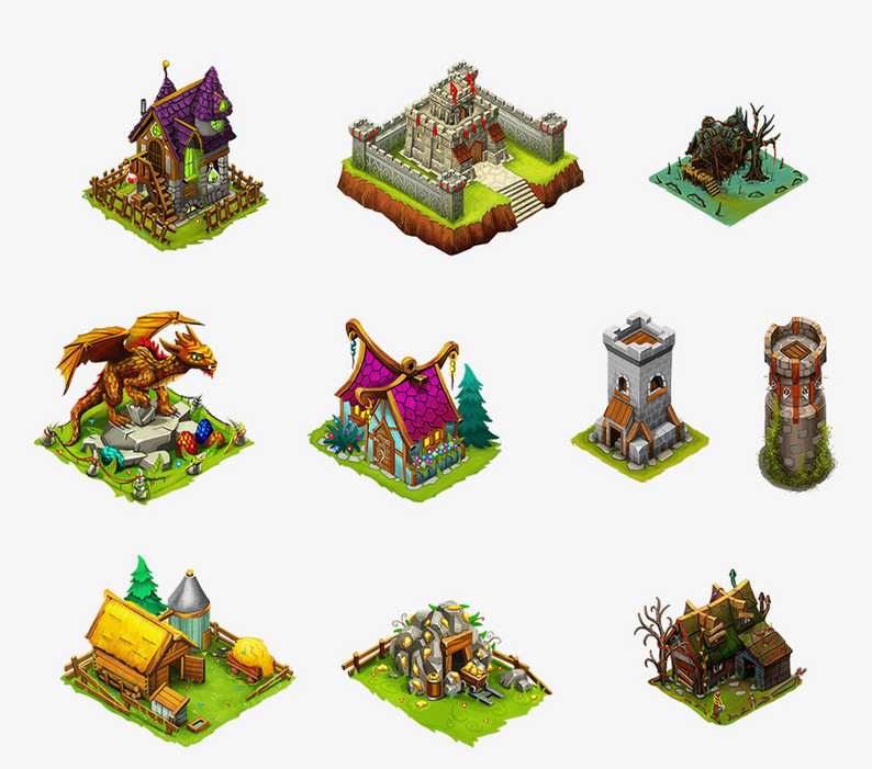 Isometric Game Kit 2 by Mobile Game Graphics