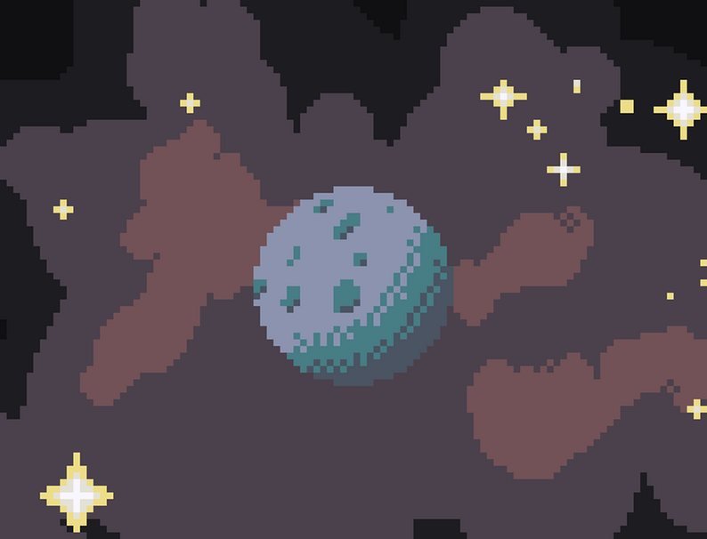 🪐 25 Spinning planets (30x30px) by 🌻Helianthus Games🌻