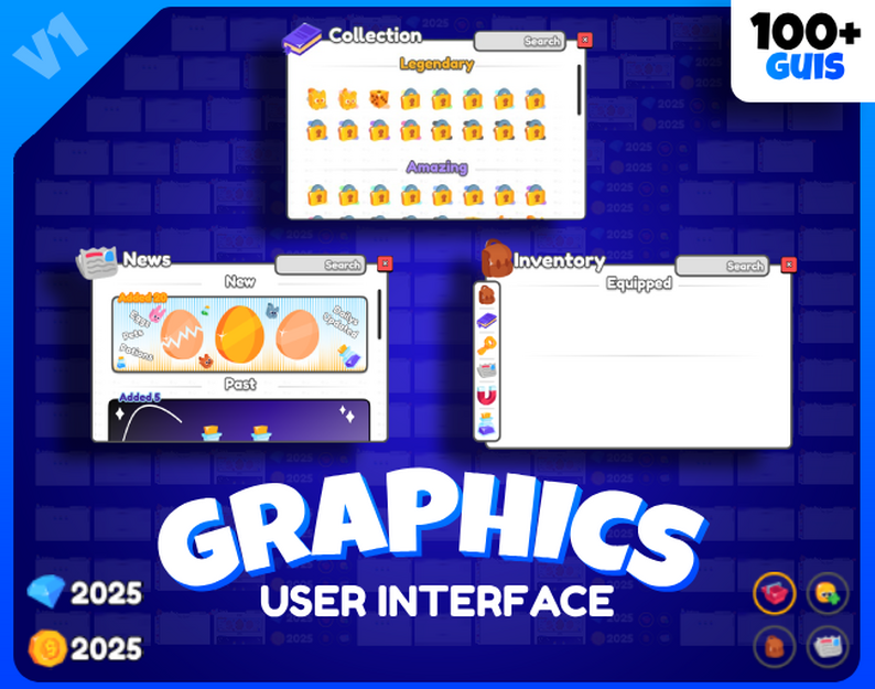 Cartoony GUI Pack V.1 by Alex / GUI Artist