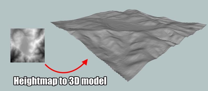 Heightmap to OBJ by MrLevRocks