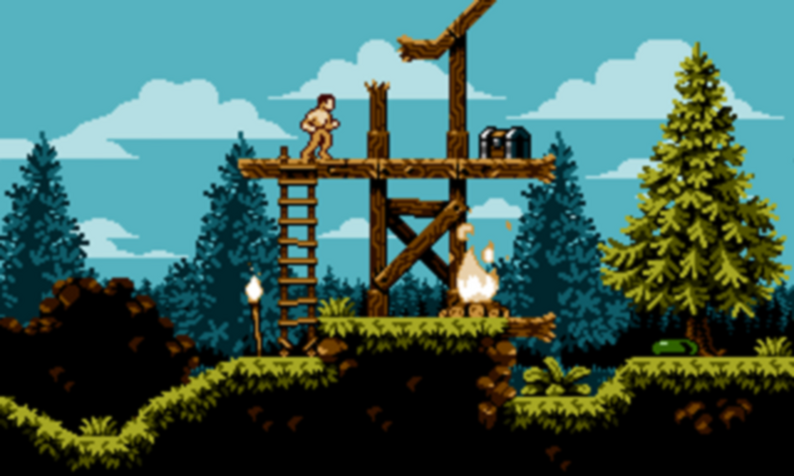 Pixel Side-Scroller Plains Tileset by Thomas Feichtmeir "Cyangmou"