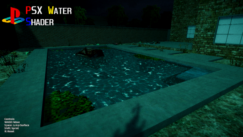PSX Water Shader - Unity URP - Demo by Soundy777