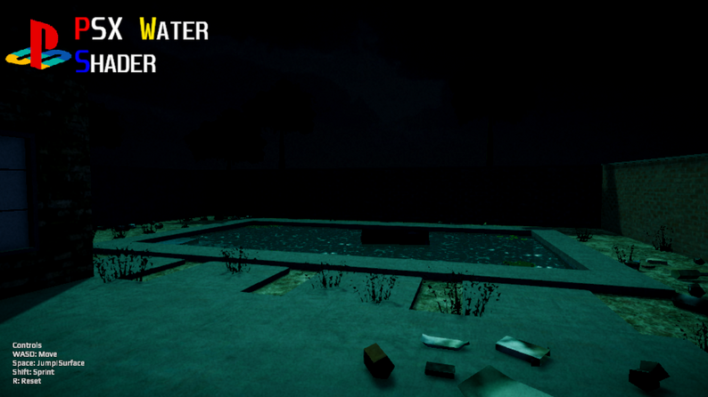 PSX Water Shader - Unity URP - Demo by Soundy777