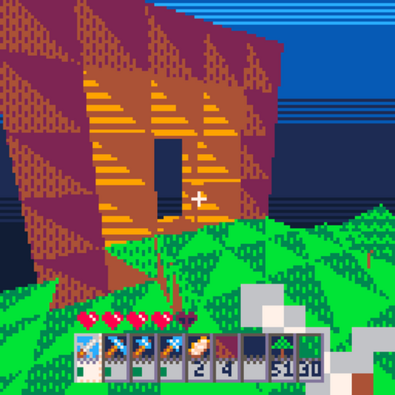 Linecraft - A Minecraft Demake by El_Nicovw321