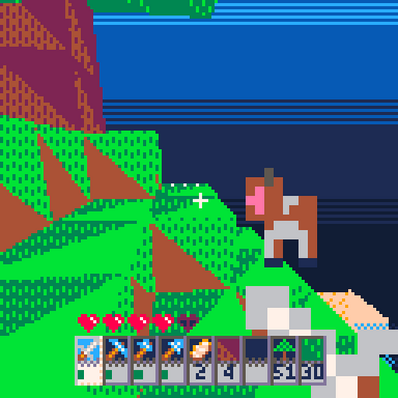 Linecraft - A Minecraft Demake by El_Nicovw321