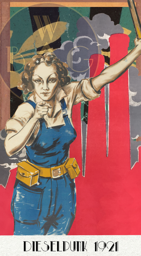 Dieselpunk 1921 Digital NPC Card Pack 1 by BrandonWritesGames
