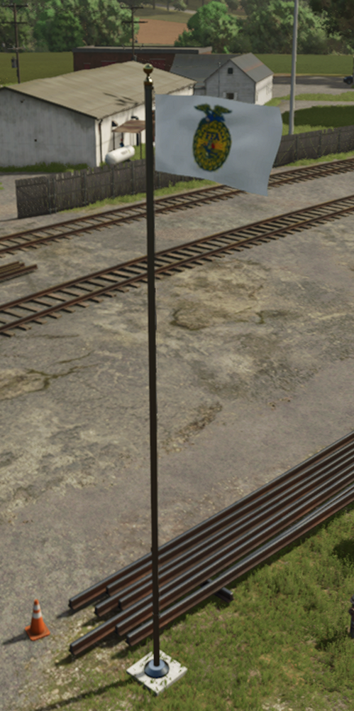 FS25 FFA Flag by MFT Modding