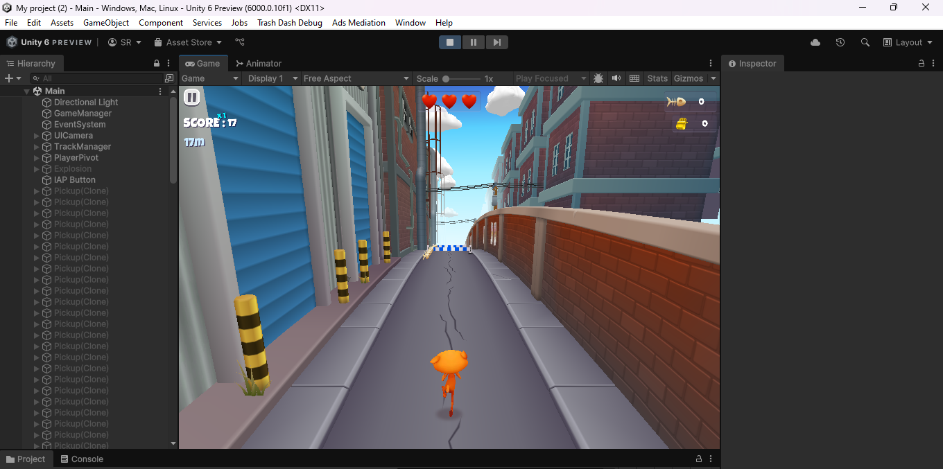 ENDLESS RUNNING GAME by rana1233