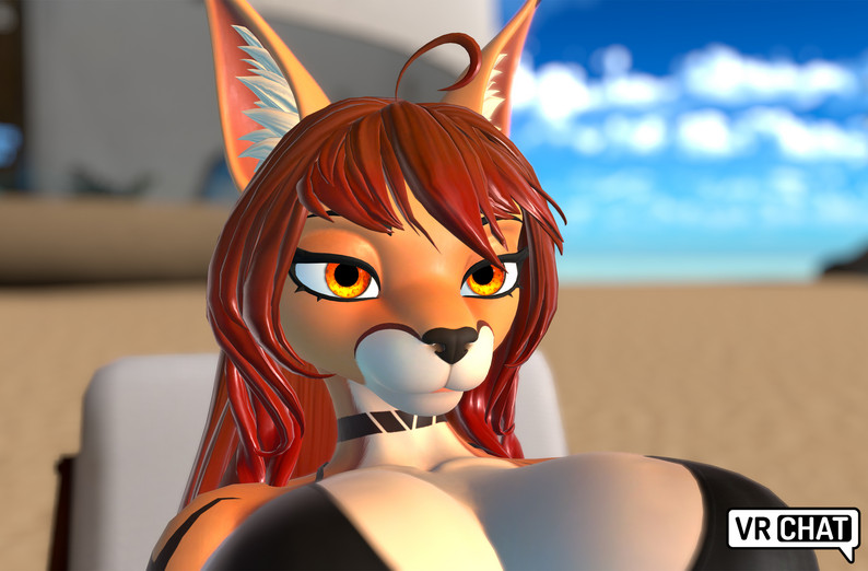 Caracal Ashley Big Cat (VRChat) by MayoSplash
