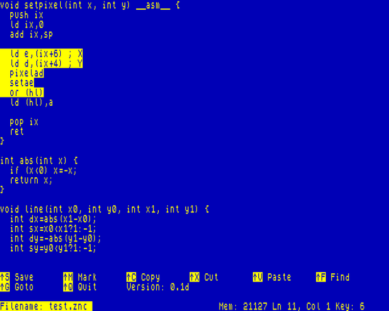 ZED Text Editor by taylorza