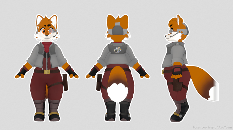 [VRChat] Space Critter Outfit (Skip4D Chibi) by Runey