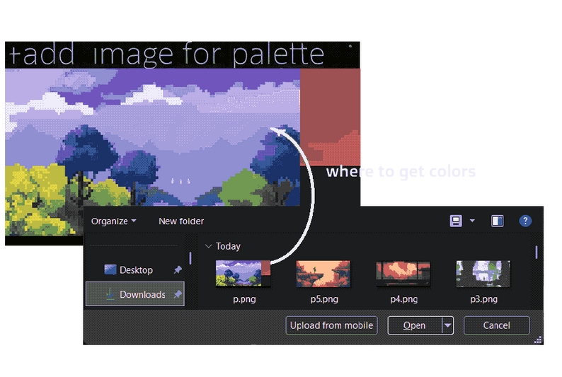 Palette Swap - Shaders editor online by CofDinS