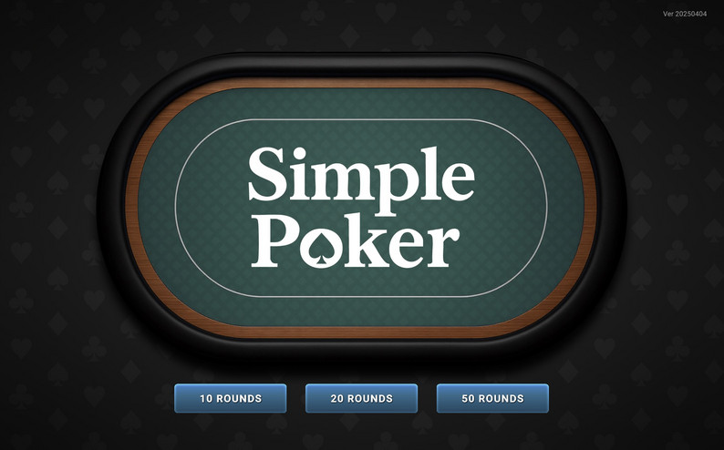 SIMPLE POKER by Genish
