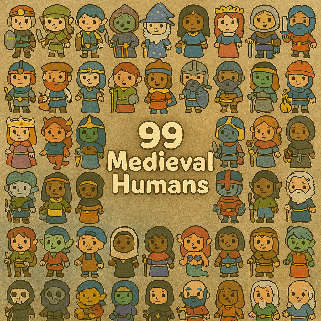 99 Medieval Humans by yourpicturesnow
