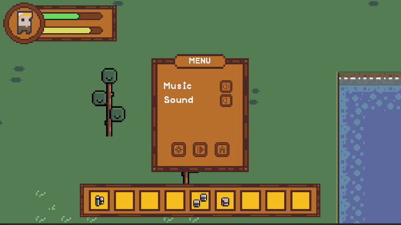 Rustic UI Pixel Art by Chotto Inc