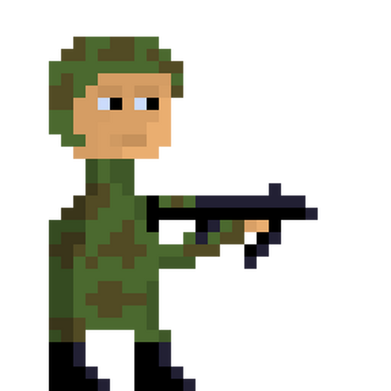 Pixel Soldier Pack – 2D Animated Army Characters by Stojkea