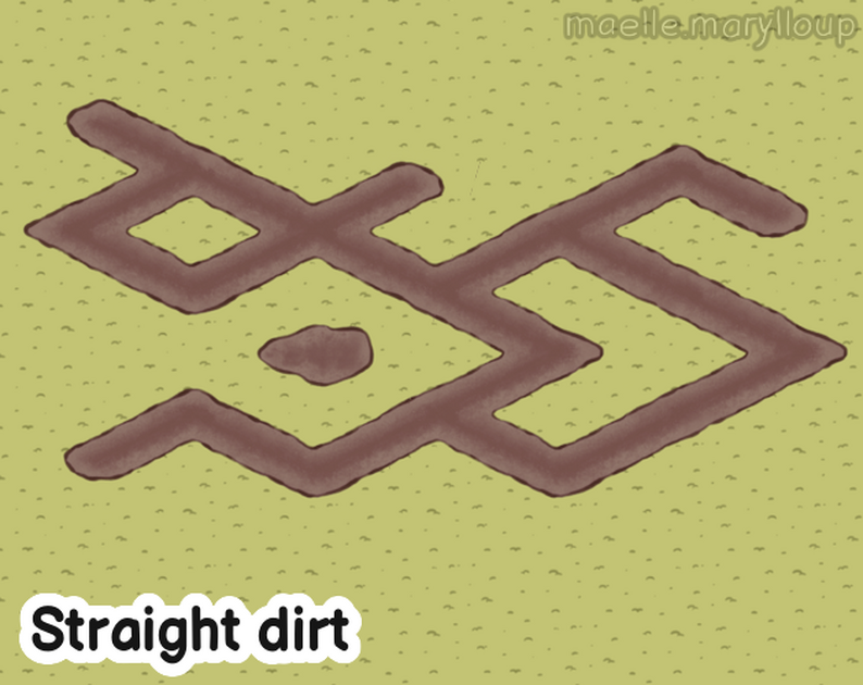 Dirt road tileset isometric path (+ blood and water rivers) by ...