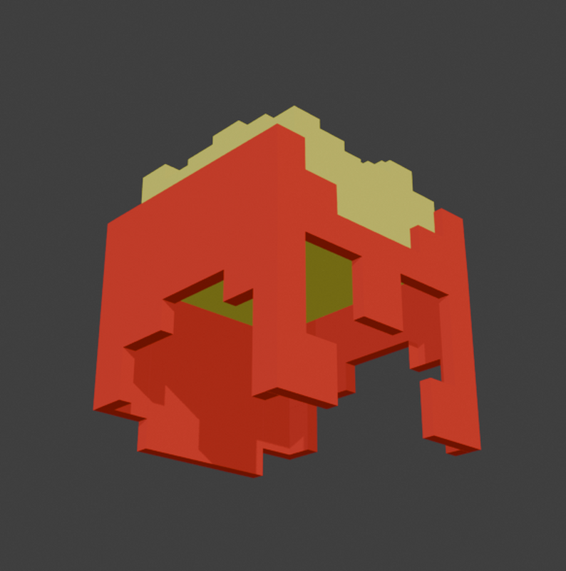 Fry Helmet 3D Model by CherryStart