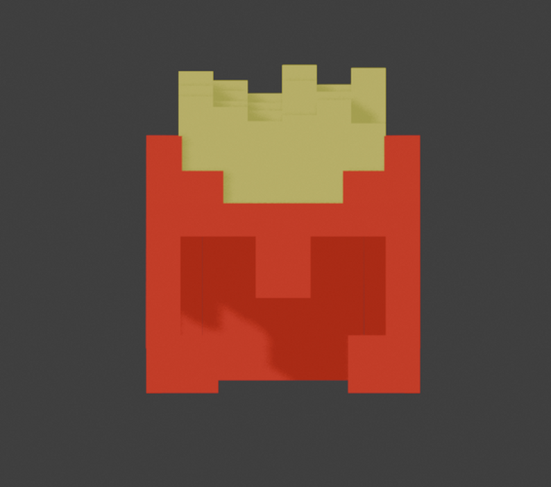 Fry Helmet 3D Model by CherryStart