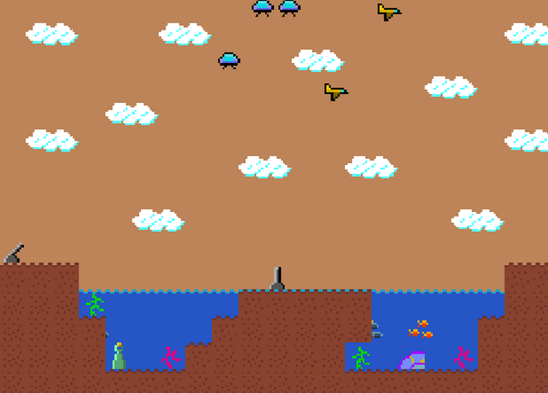 Atari Remake - Atlantis by PeliStudios