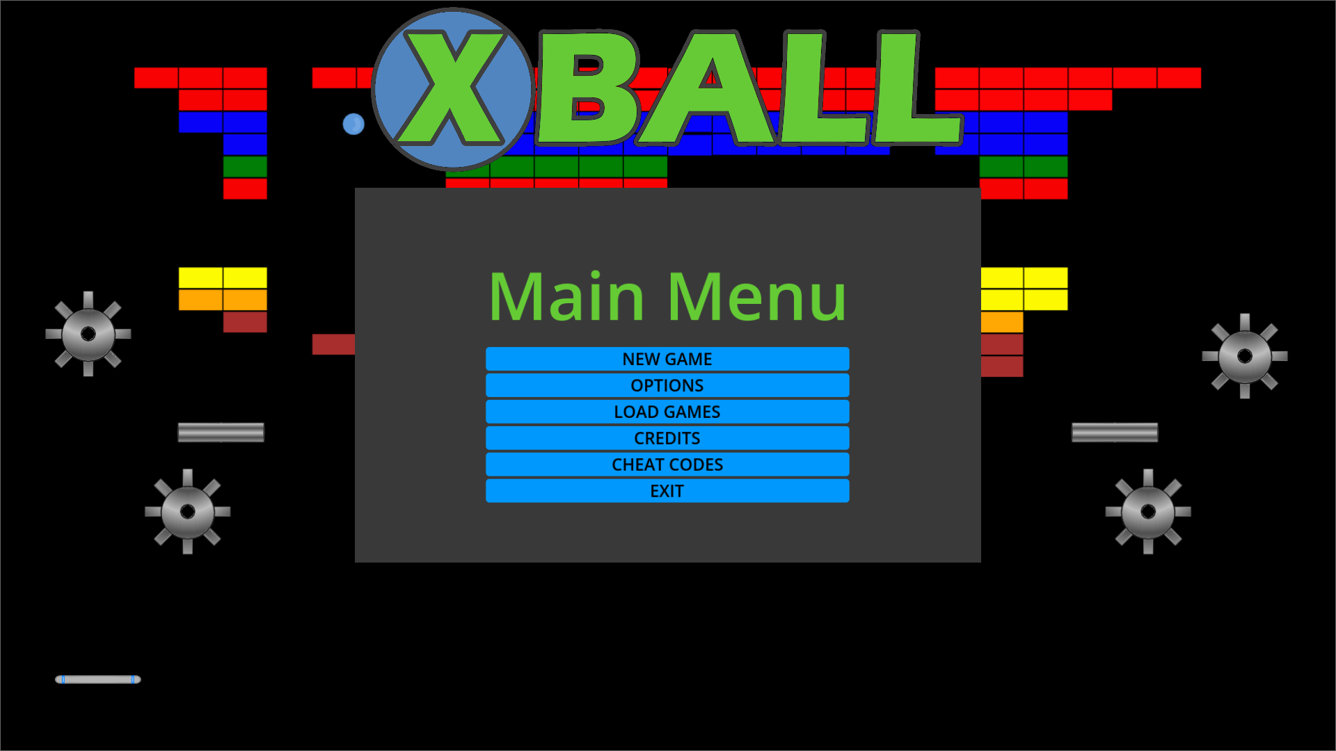 XBall Menus Finished! - XBall by Altra Games