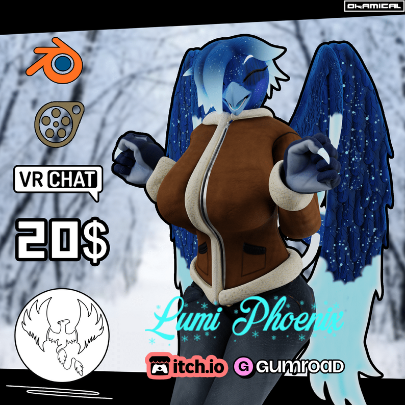 Lumi Phoenix (Separate Purchase) by Okamical