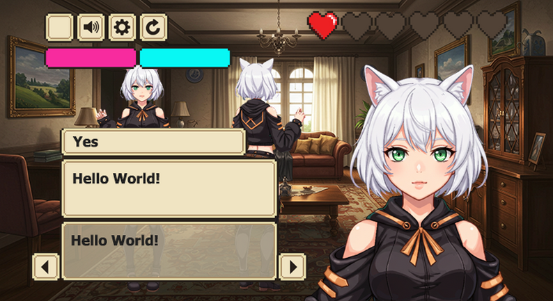Visual Novel: Basic User Interface by gurigraphics