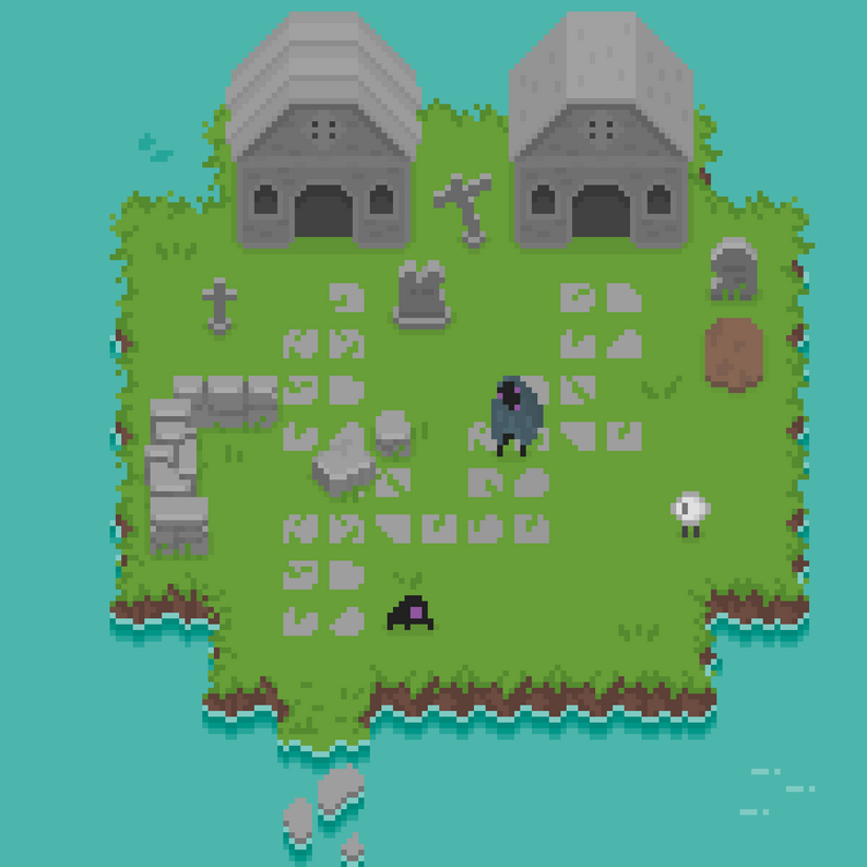 Big Blue RPG - 16x16 Asset Pack top-down pixel art by StingrayStudio