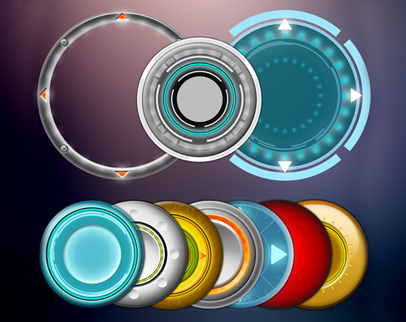 Virtual Joystick Pack Vol 1 by CreepyCat