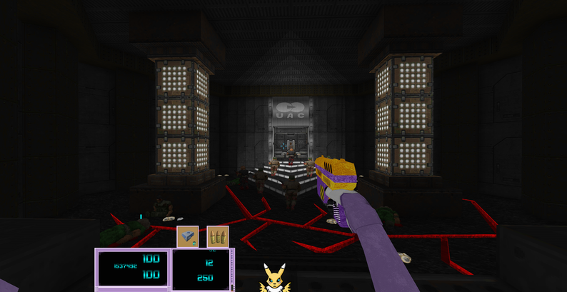 (UZDoom) Digital Weapon aka Renamon mod by xxHeavy swagxx
