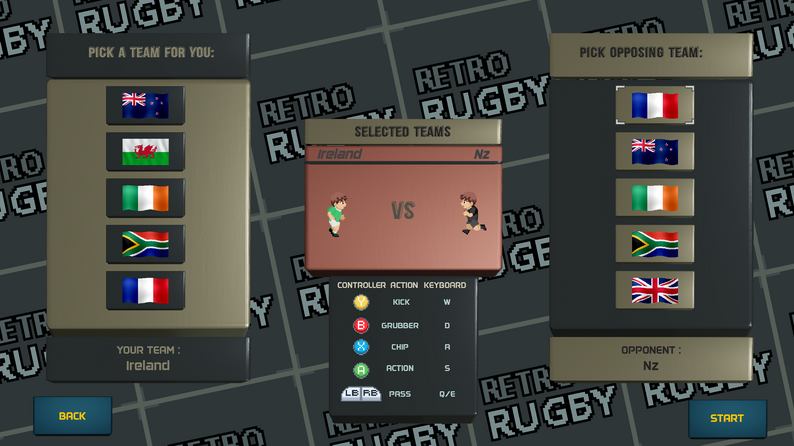 Retro Rugby Demo by Rextain
