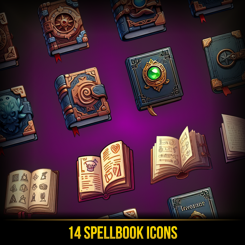 Fantasy RPG Game Inventory Icon Pack vol. 7 by pzUH
