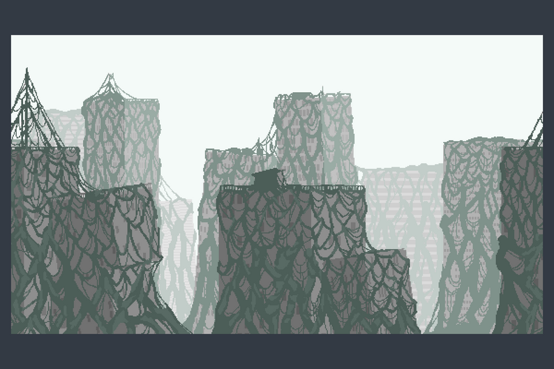 Free Pixel City Ruin Backgrounds by Free Game Assets (GUI, Sprite ...