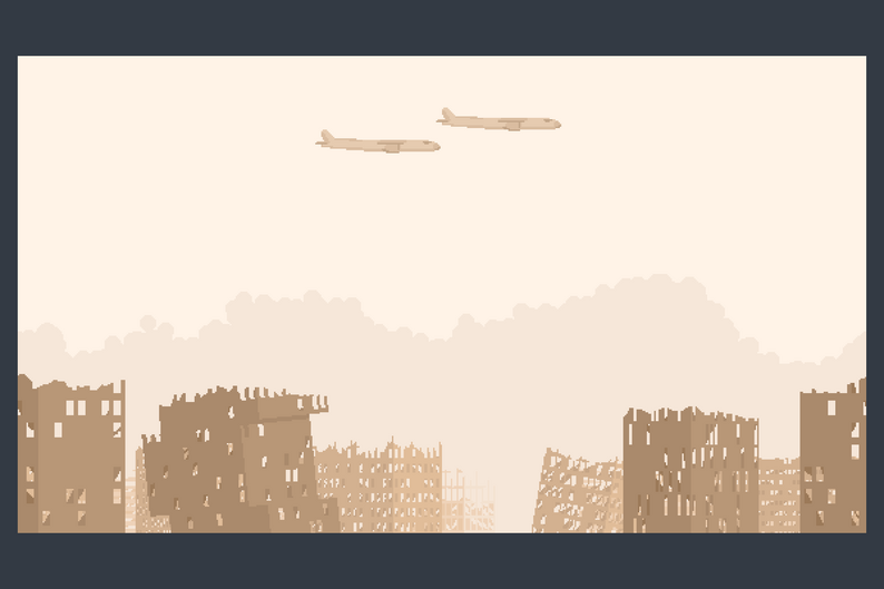 Free Pixel City Ruin Backgrounds by Free Game Assets (GUI, Sprite ...