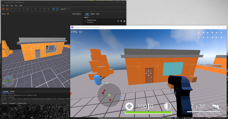 FPS Framework for GDevelop by Mercurio