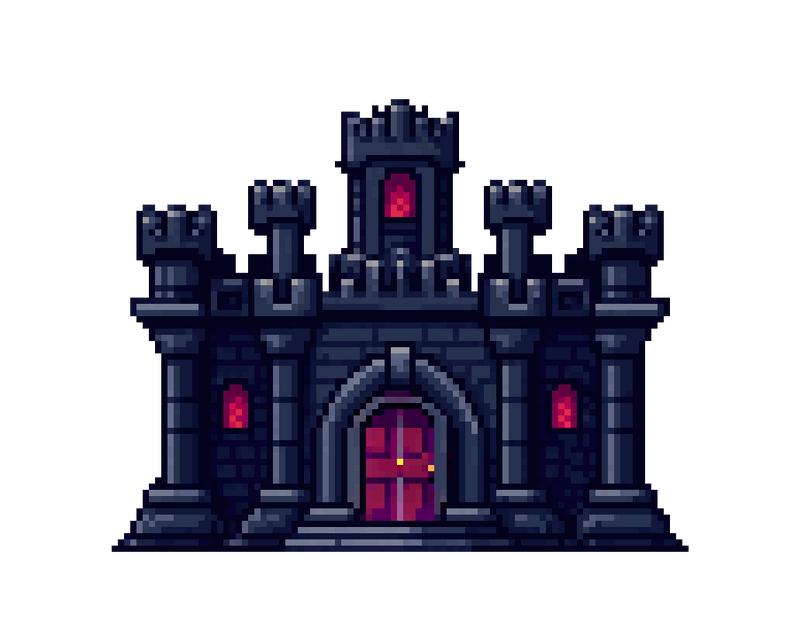 Dark Gothic Castle: Castle of Lost Shadows + Entrance Sprite | Free ...