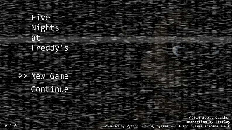 FNaF Python by StePlay