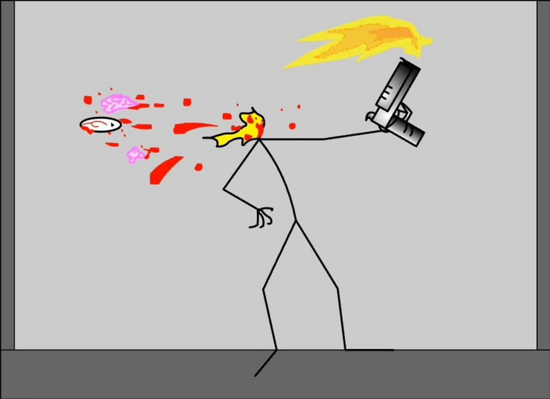 Yellow Stickman Deaths by EnStudio