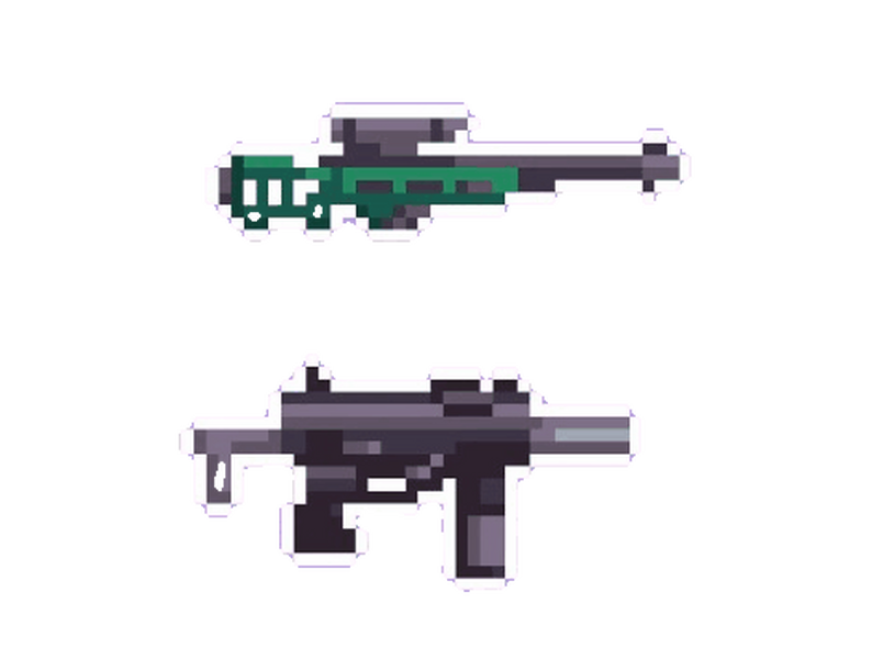 Ranitayas Guns Pack (50+ pixelart guns) by Ranitaya Studios