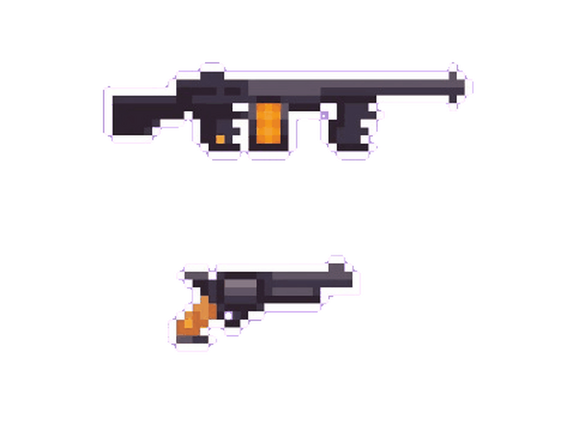 Ranitayas Guns Pack (50+ pixelart guns) by Ranitaya Studios
