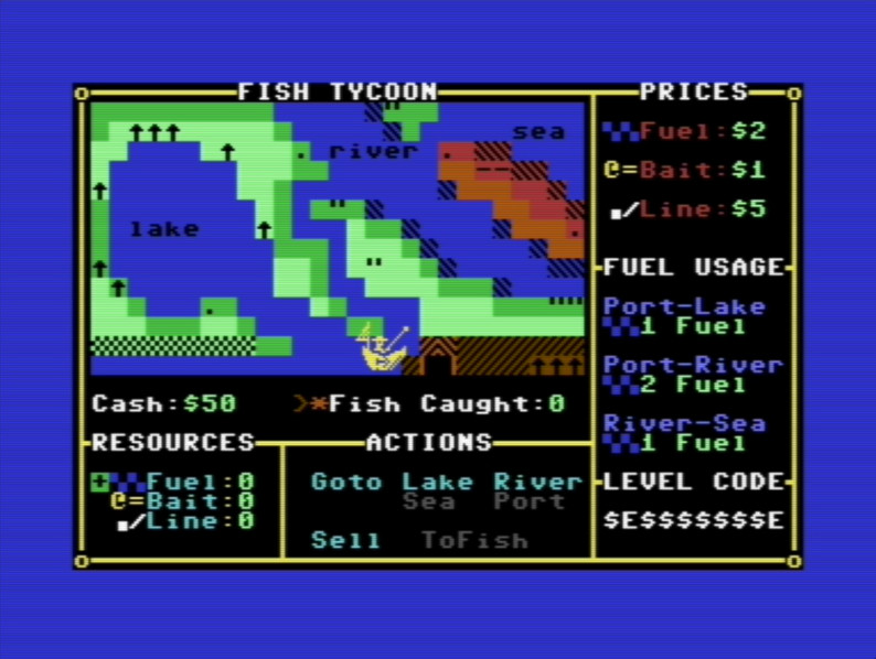 Fish Tycoon (C64) 🐟 by TooIzzi