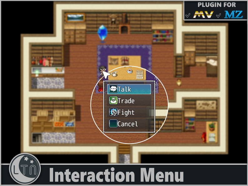 Interaction Menu for RPG Maker by LTN Games