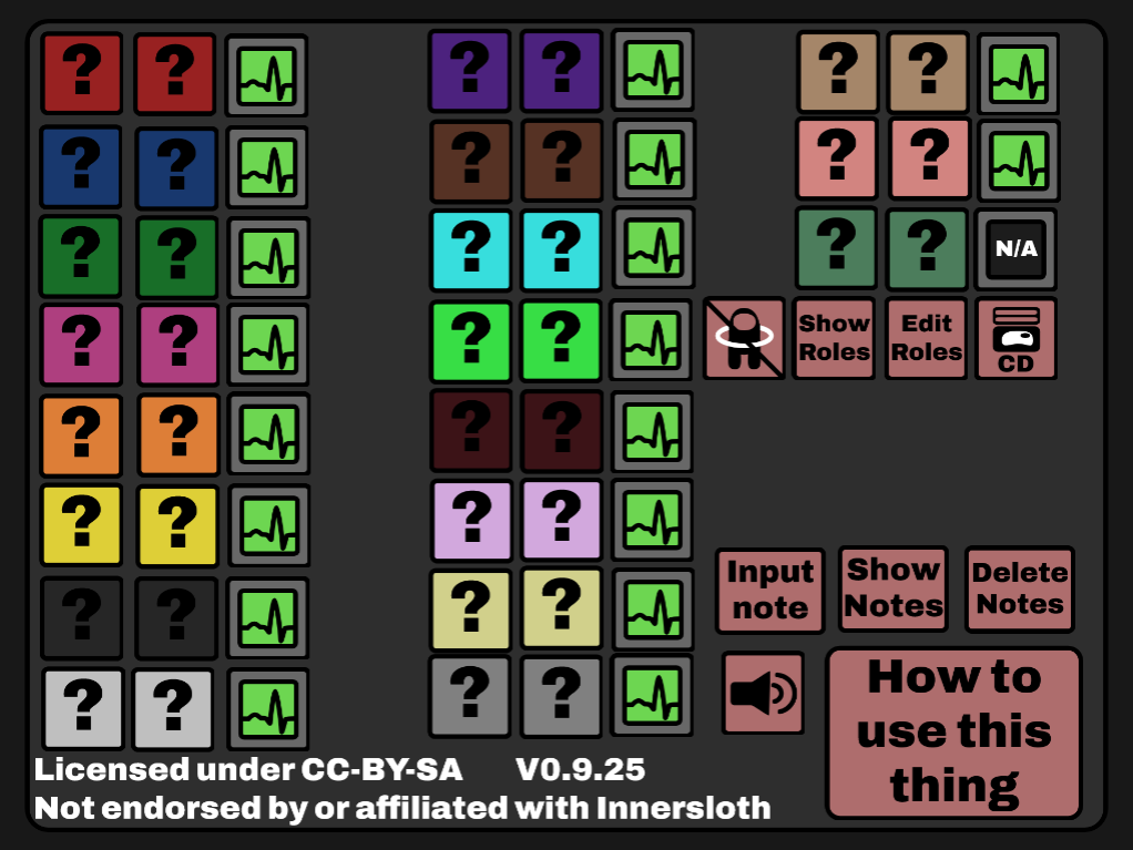 Among Us Notepad by GlitchedSpirit