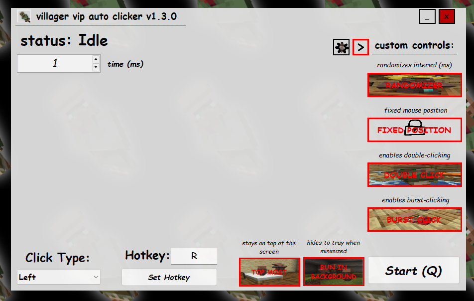 villager vip auto clicker by dr trayaurus