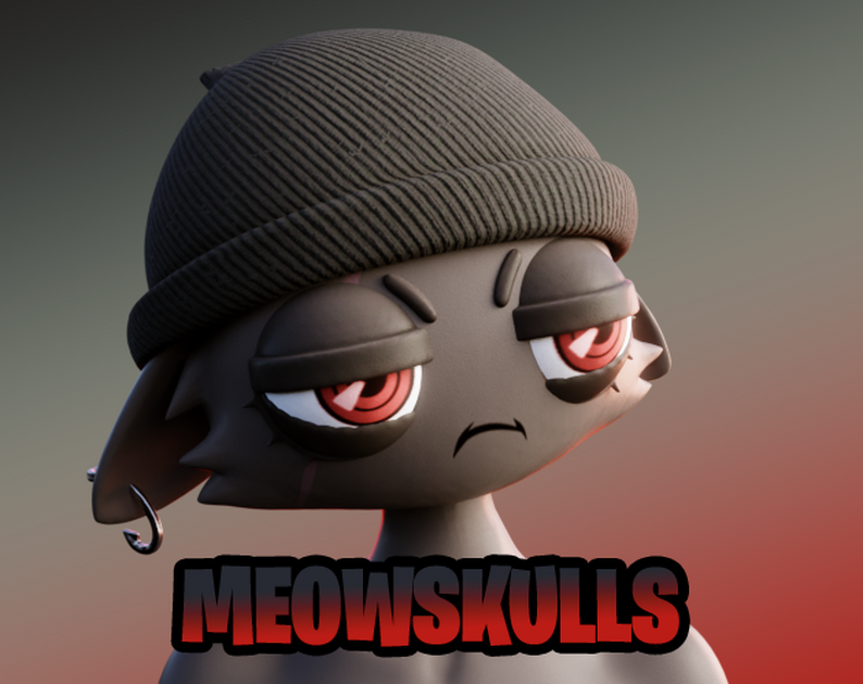 Meowskulls - NSFW Blender Model + VRChat by Shachath3D