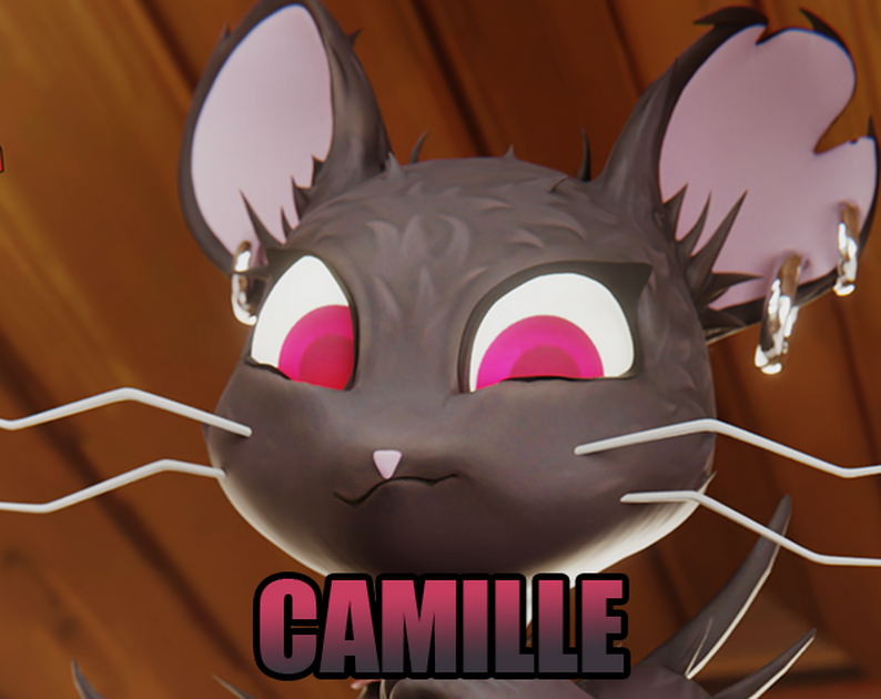 Camille - NSFW Blender Model + VRChat by Shachath3D