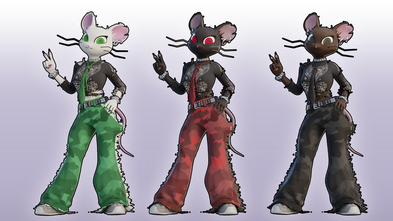 Camille - NSFW Blender Model + VRChat by Shachath3D